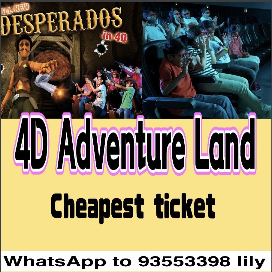 Sentosa 4D Adventure Land tickets, Tickets & Vouchers, Local ...