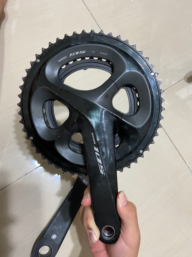 Shimano 105 r7000 crankset crank, Sports Equipment, Bicycles & Parts ...