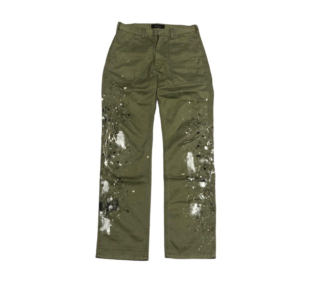 Ships x Gung Ho Army Fatigue Splatter Paint, Men's Fashion, Bottoms ...