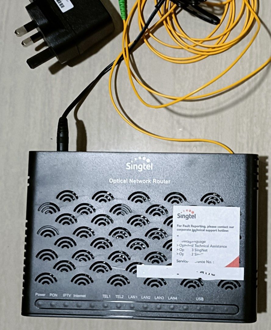 Singtel Optical Network Router, Computers & Tech, Parts & Accessories ...
