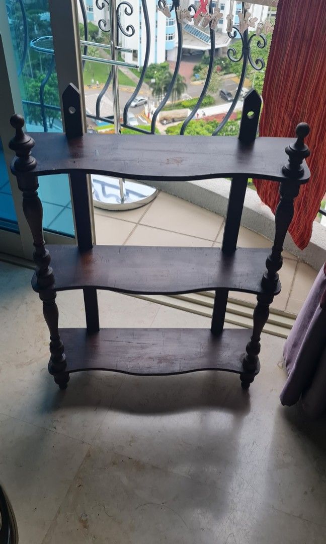 Small wooden shelf, Furniture & Home Living, Furniture, Shelves ...