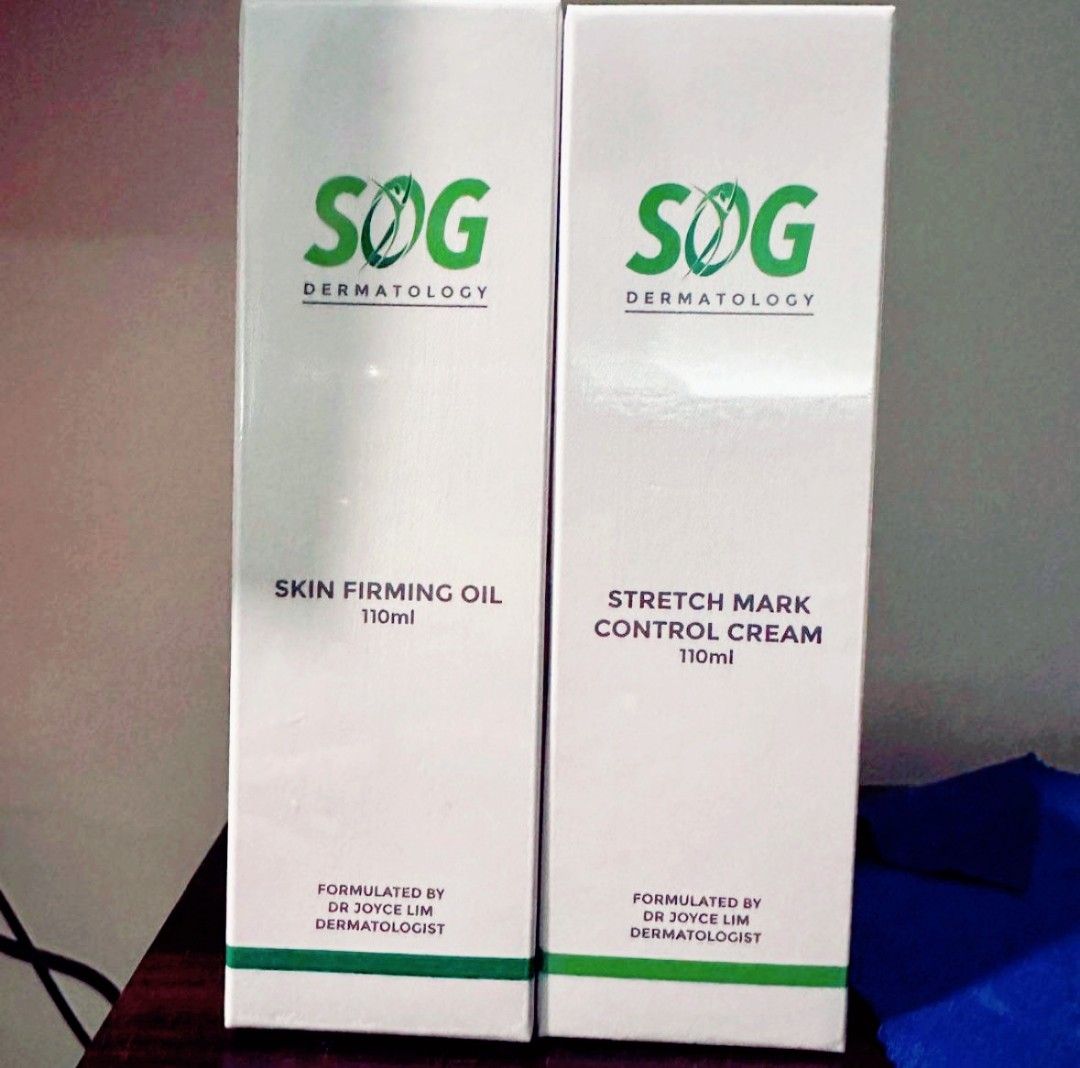 SOG Dermatology Skin Firming Oil, Stretch Mark Control Cream, Beauty ...