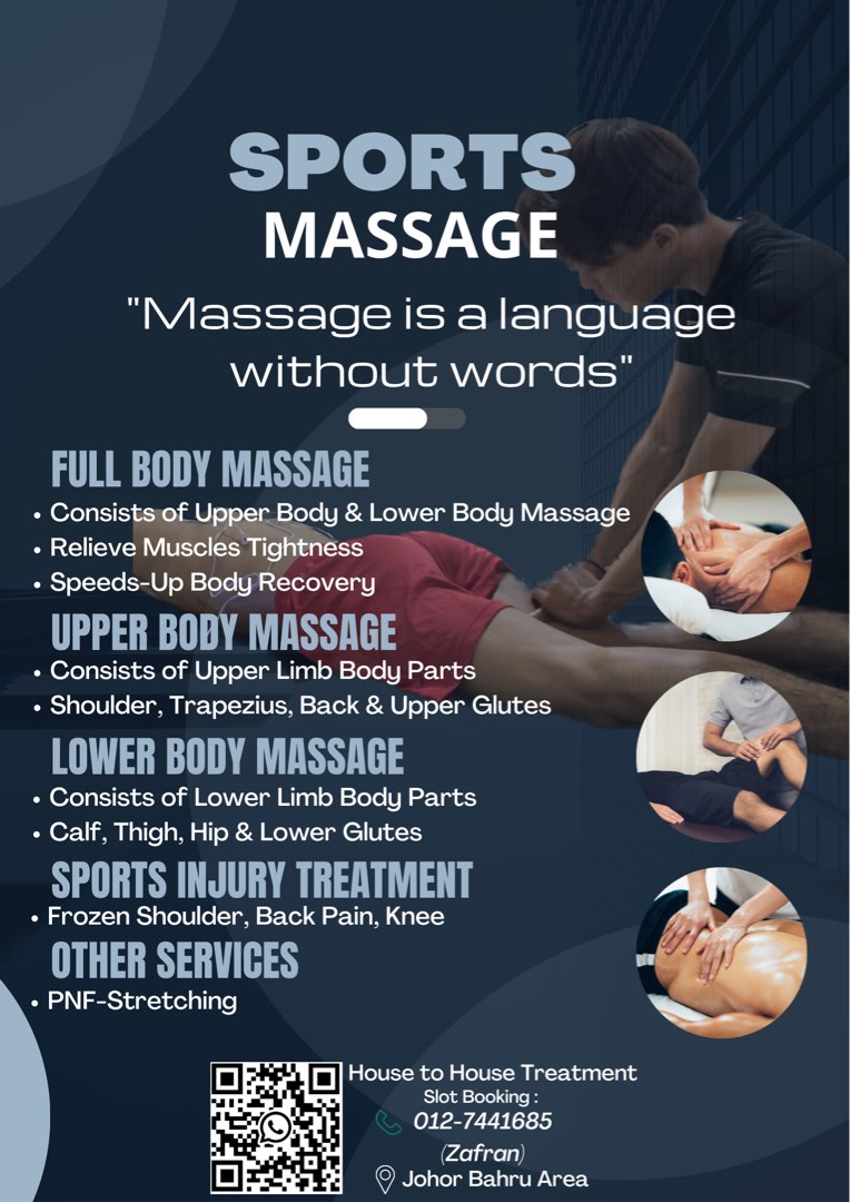Sports Massage and Dry Cupping, Services, Home Services, Others on ...