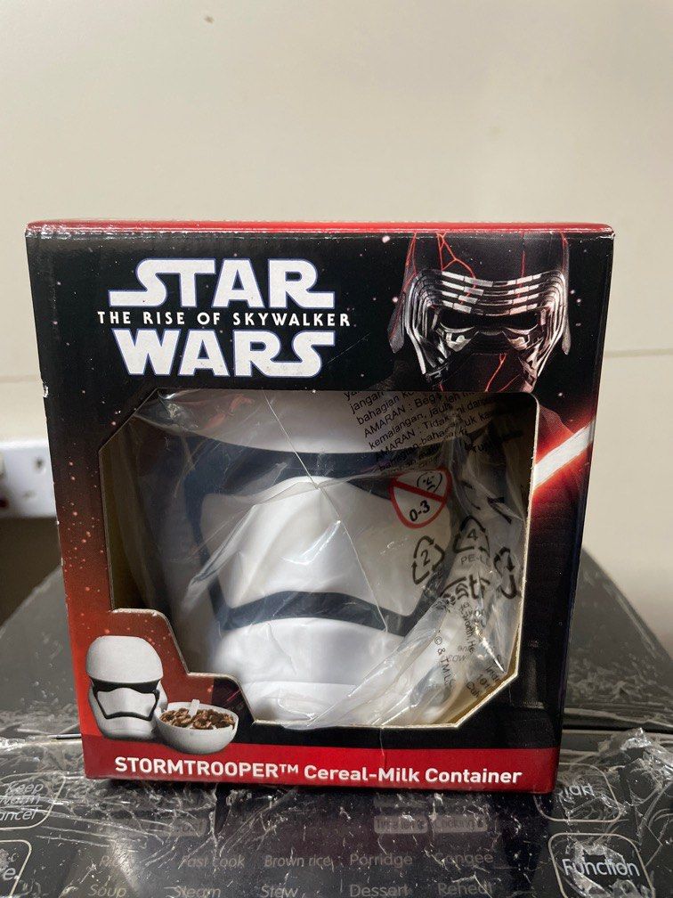 Star wars stormtrooper cereal milk container, Furniture & Home Living ...