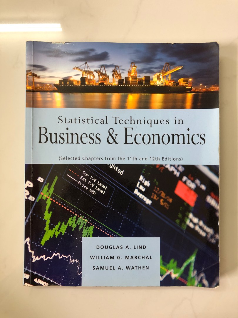Statistical Techniques in Business & Economics Textbook, Hobbies & Toys ...