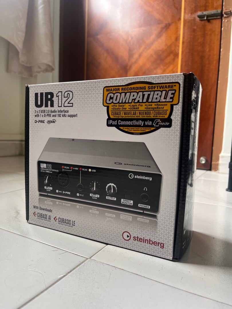 Steinberg UR 12 USB Audio Interface, Audio, Portable Audio Accessories on Carousell