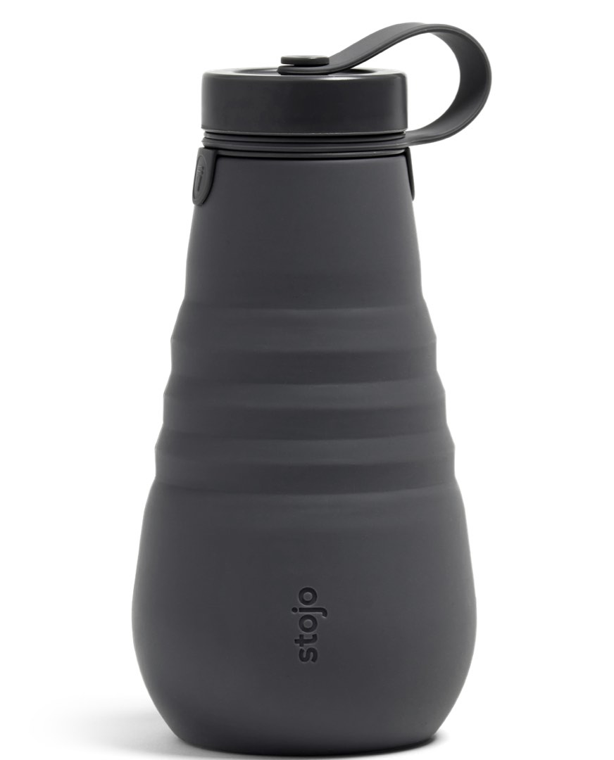 STOJO collapsible bottle 20 oz (590ml) carbon, Furniture & Home Living ...