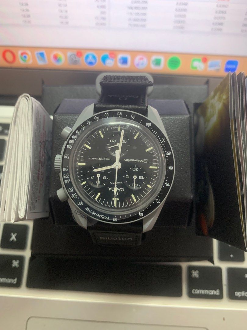 Swatch X Omega “MOON”, Men's Fashion, Watches & Accessories, Watches on ...