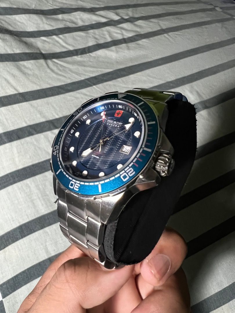 Swiss Military Hanowa - Neptune Diver Watch, Men's Fashion, Watches ...