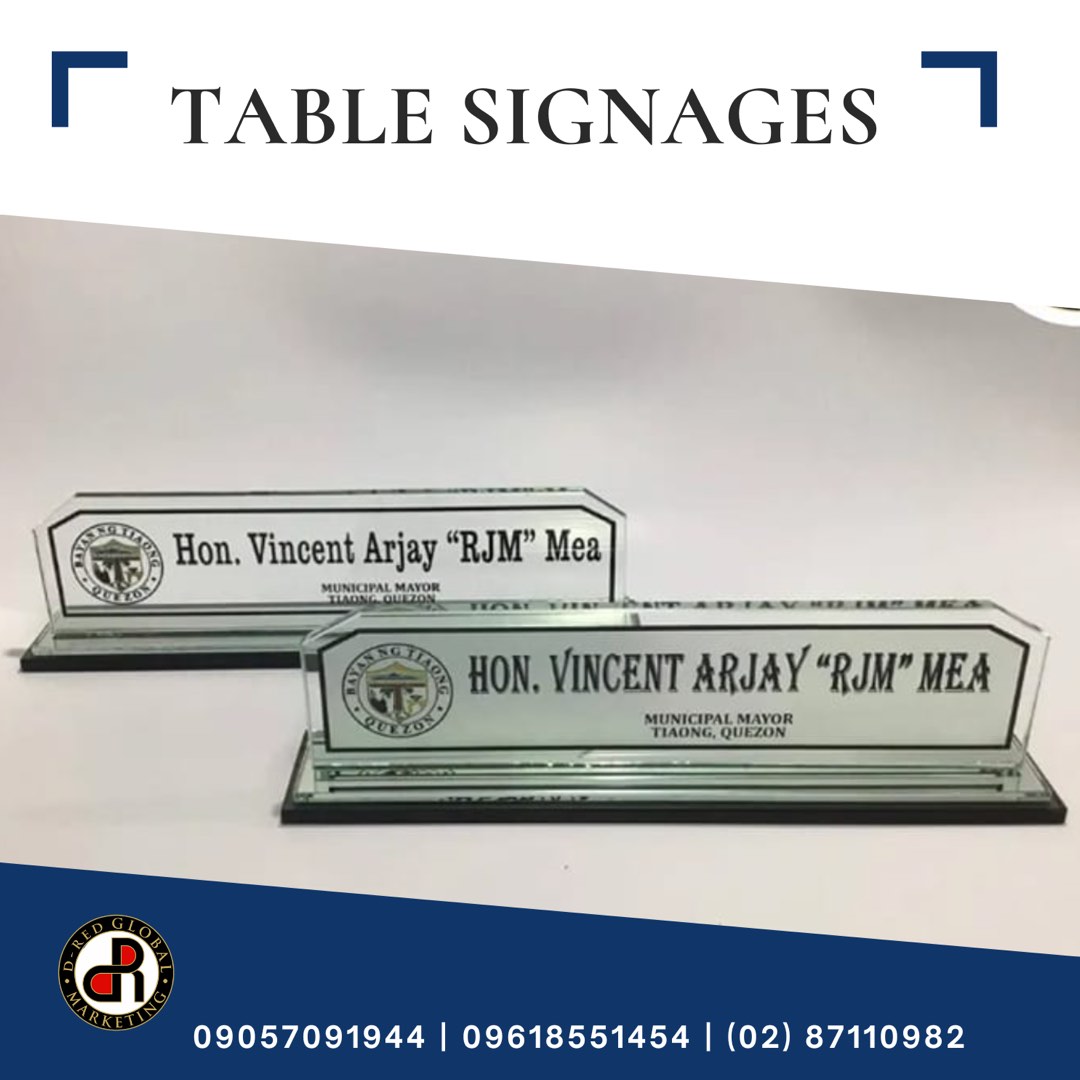Table nameplates nameplates name pins table bars on Carousell