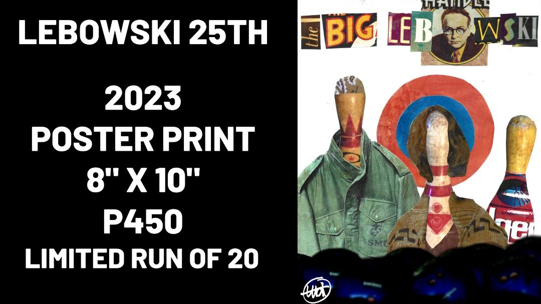 THE BIG LEBOWSKI Collage Art - 25th Anniversary Edition | Iconic Films ...