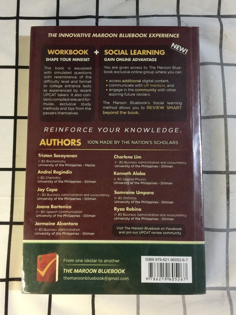 The Maroon Bluebook CET Reviewer, Hobbies & Toys, Books & Magazines ...