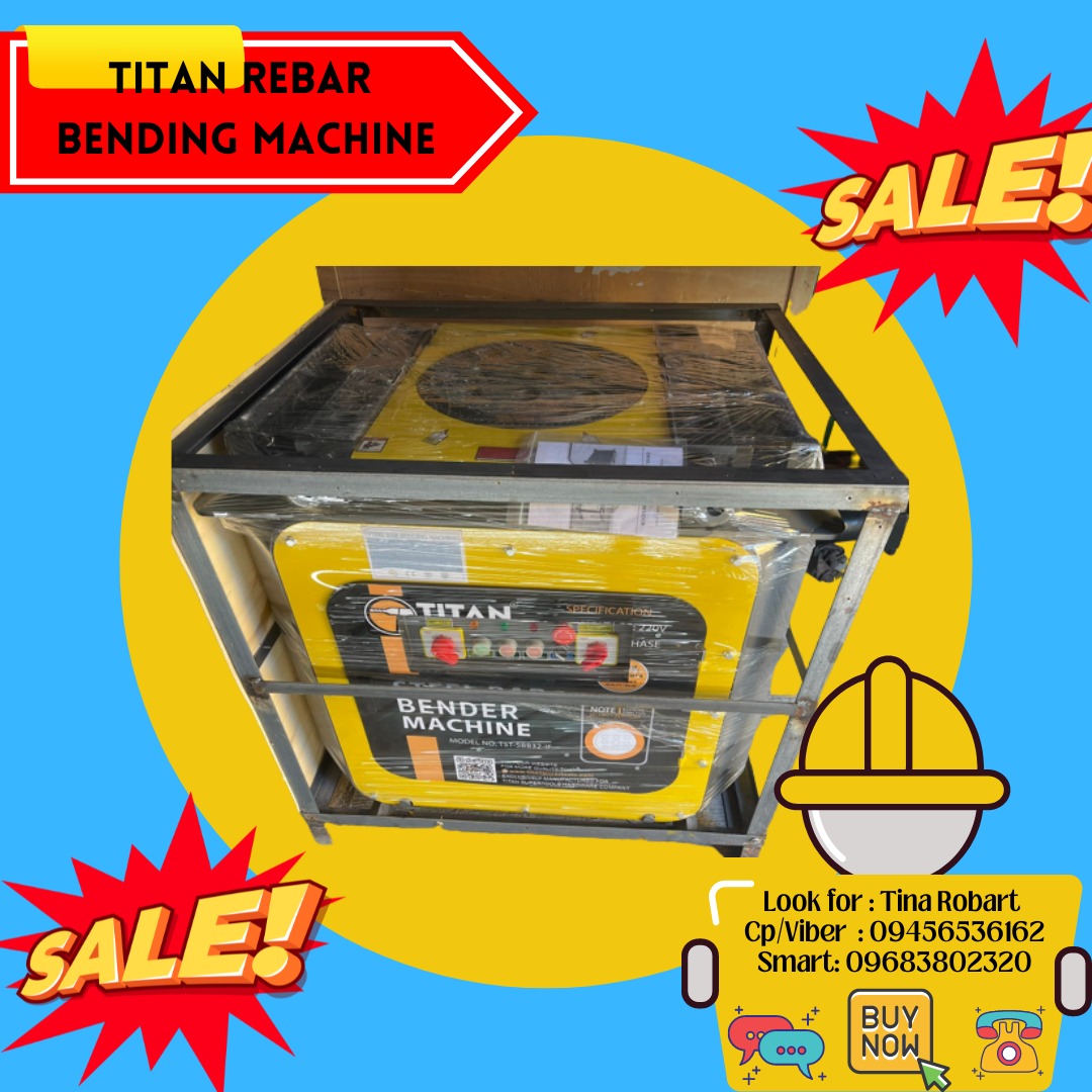 Titan Rebar bending machine on Carousell