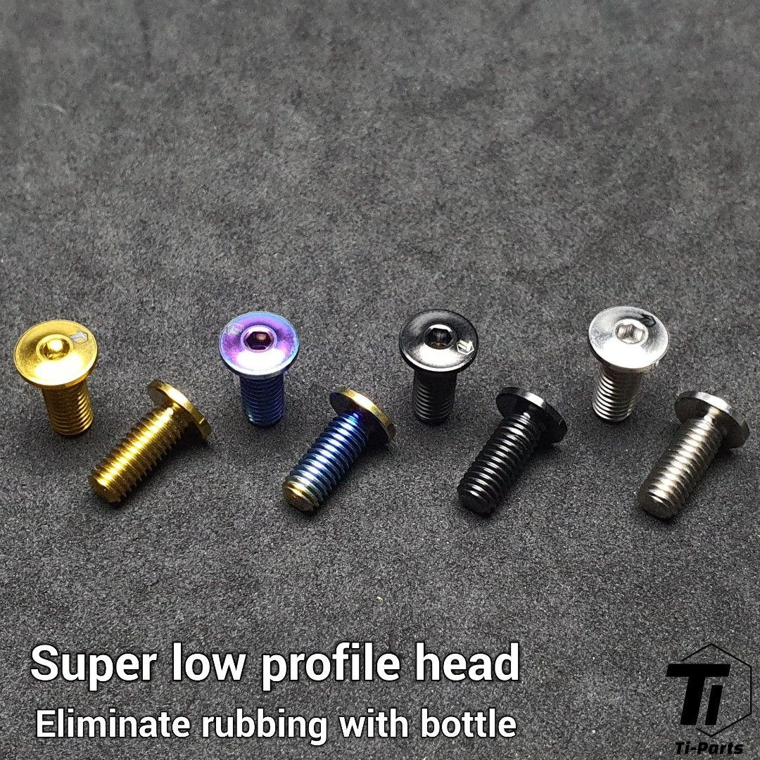 Titanium Flat Head Screw for Roadbike MTB Bottle Cage Mount | Super Low ...
