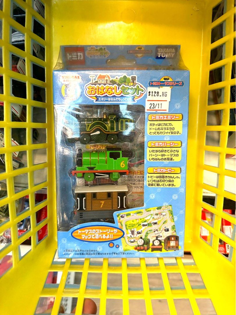 Tomica Thomas & Friends (Emily, Percy , Toby)Set, 興趣及遊戲, 玩具 & 遊戲類 ...