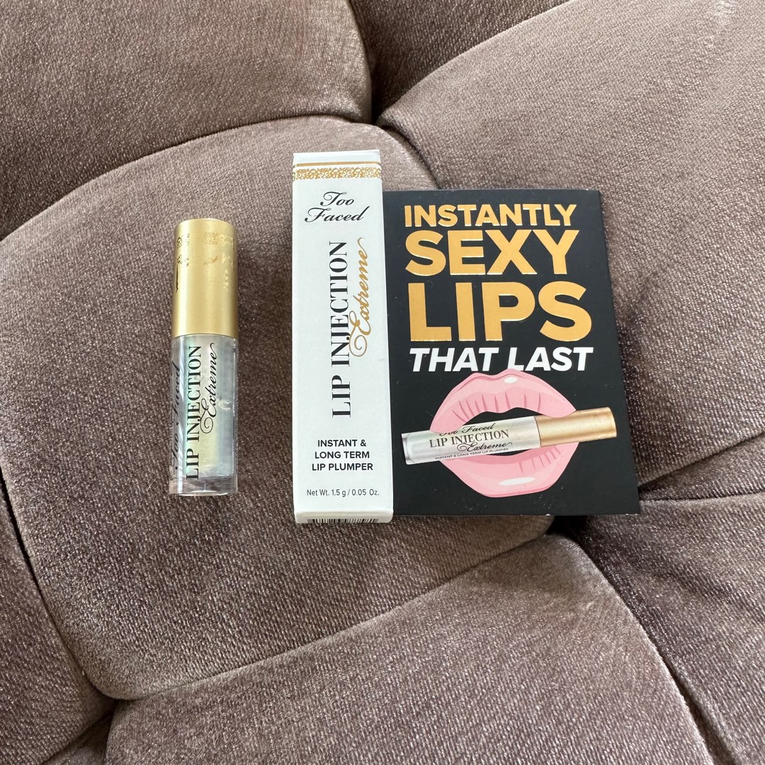 Too Faced Lip Injection Extreme Lip Plumper Mini Sized, Beauty ...