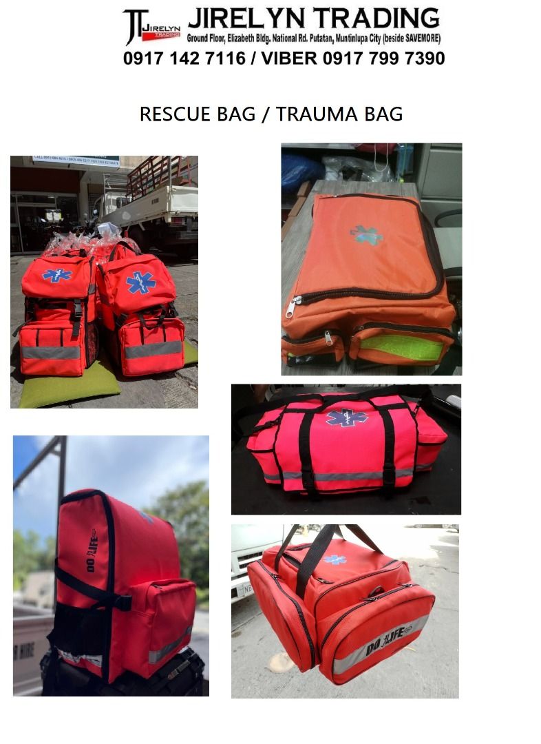 TRAUMA BAG /GO BAG/ RESCUE BAG MANUFACTURER HEAVY DUTY WHOLESALE RETAIL ...
