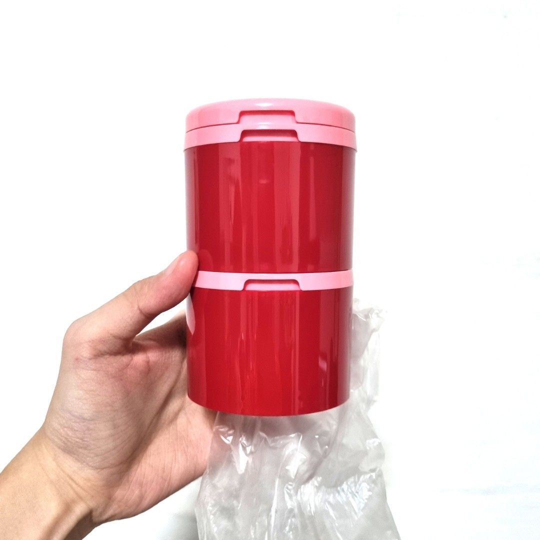 Tupperware 80 ml Round Stackable Salt and Pepper Shaker Container ...