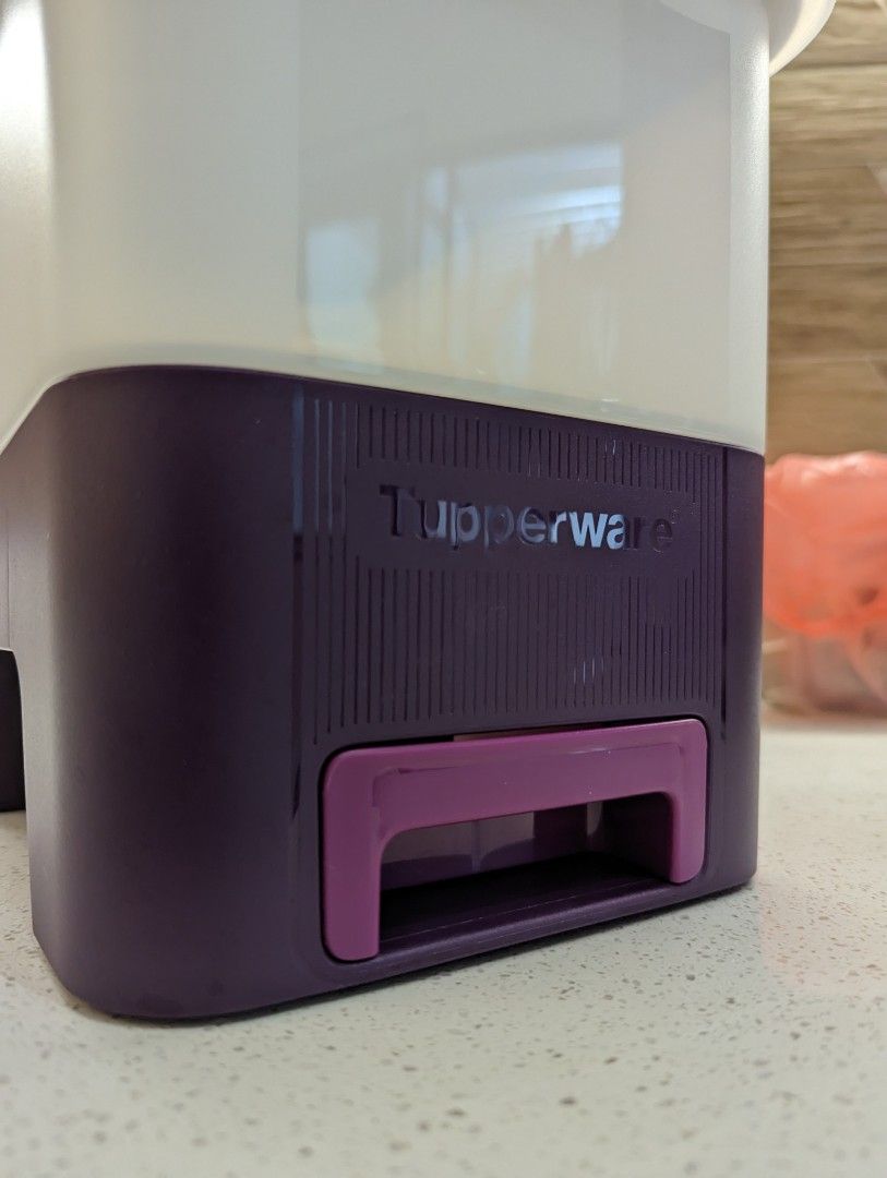 Tupperware dispenser (holds 5kg rice), Furniture & Home Living ...