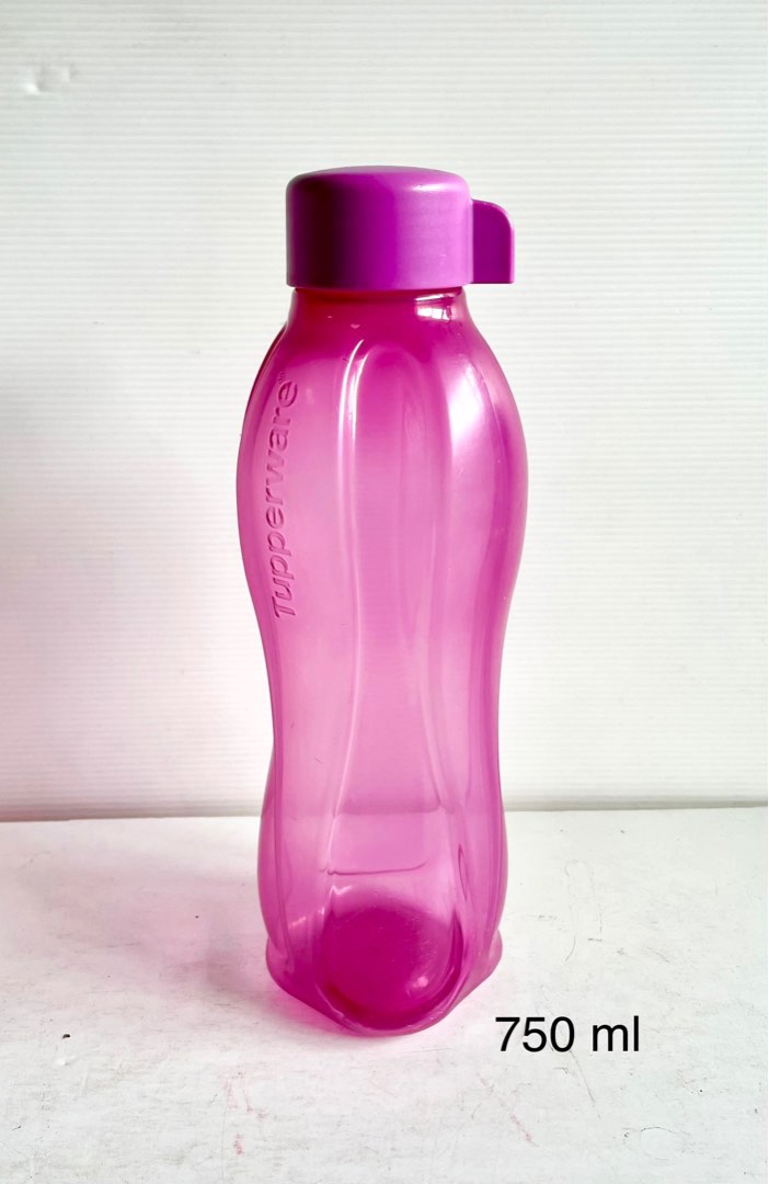 Tupperware Eco Water Bottle 750 ml Purple Color, Furniture & Home ...