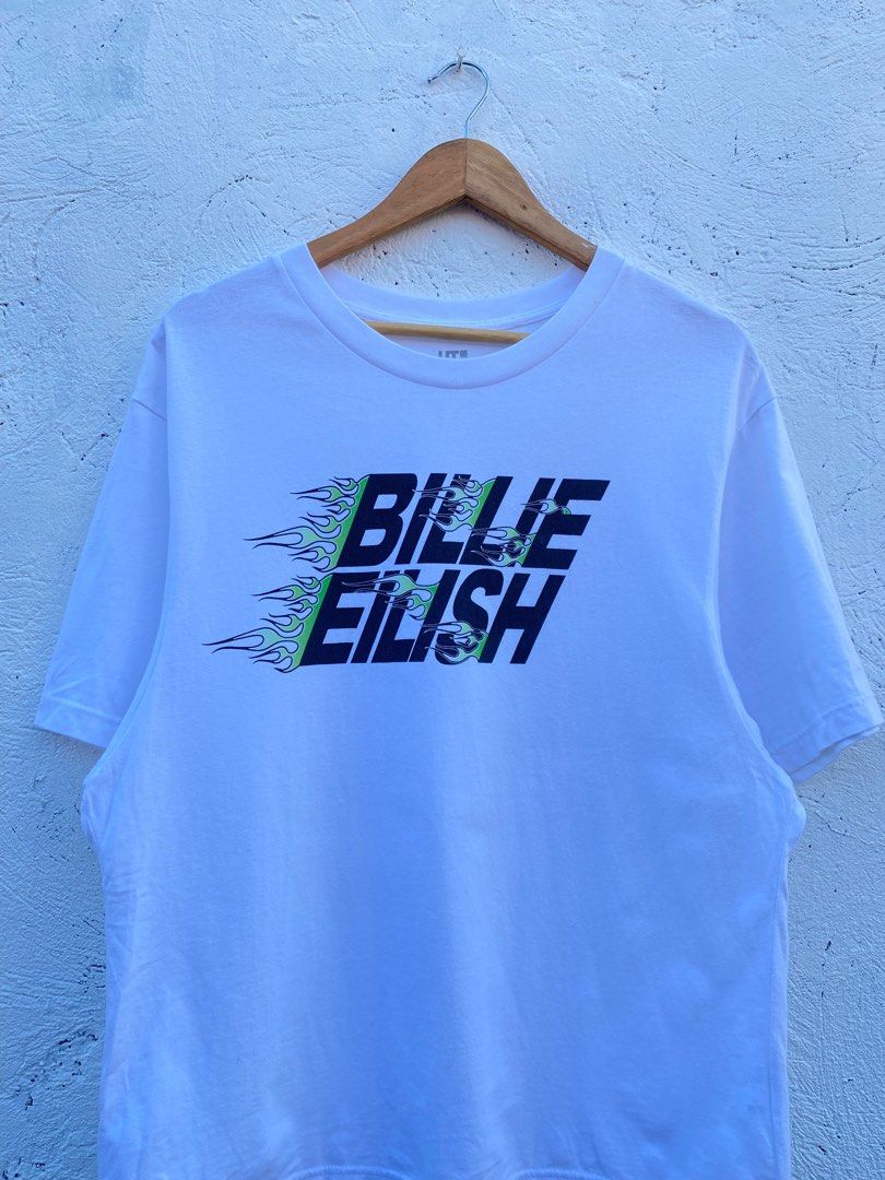Uniqlo Billie Eilish Flames on Carousell