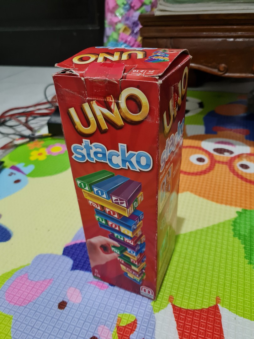 Mainan UNO Stacko ORI mattel on Carousell