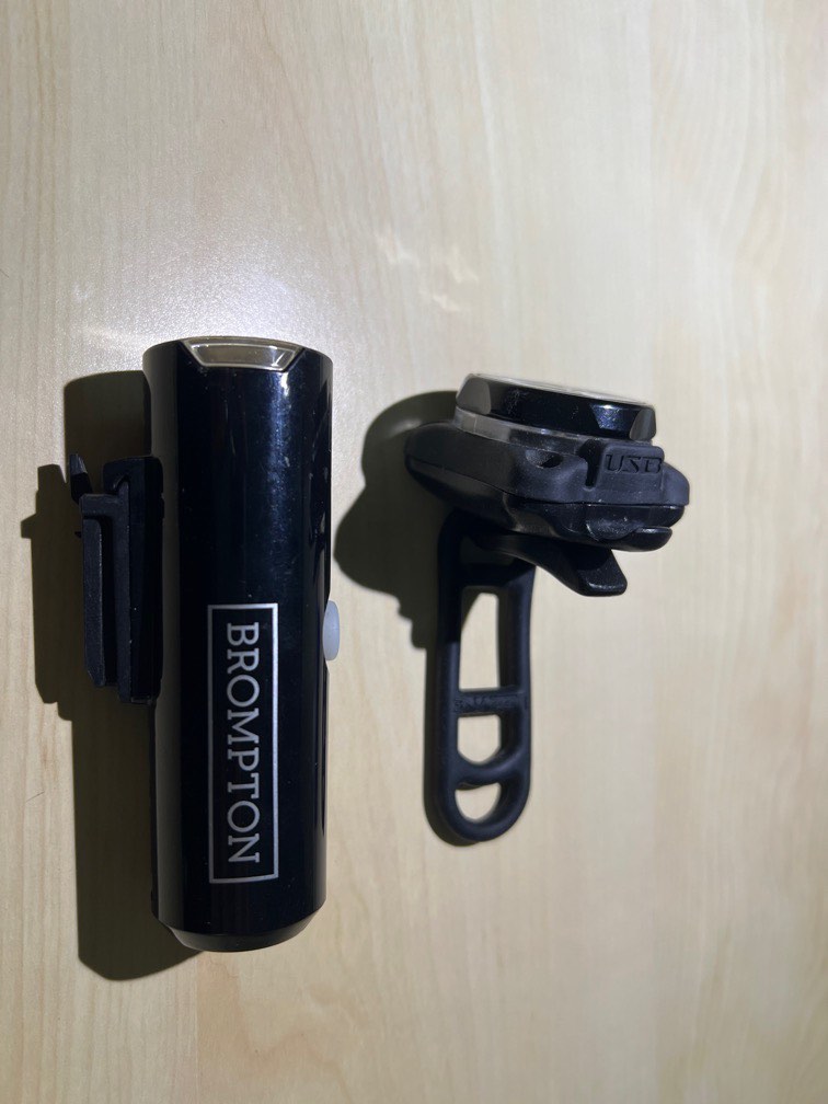 Used Brompton CatEye & Lezyne Front Light, Sports Equipment, Bicycles ...