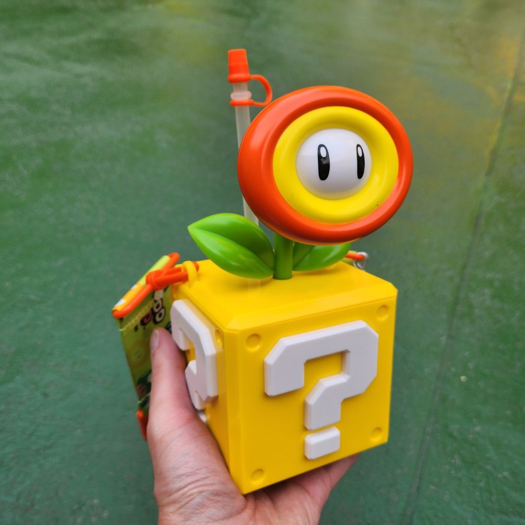 USJ Super Nintendo World Flower Drink bottle, Hobbies & Toys, Toys ...
