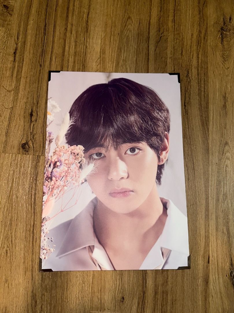 [Official Tour Merch] A4 Tae Hyung Poster (from Love Yourself Tour ...