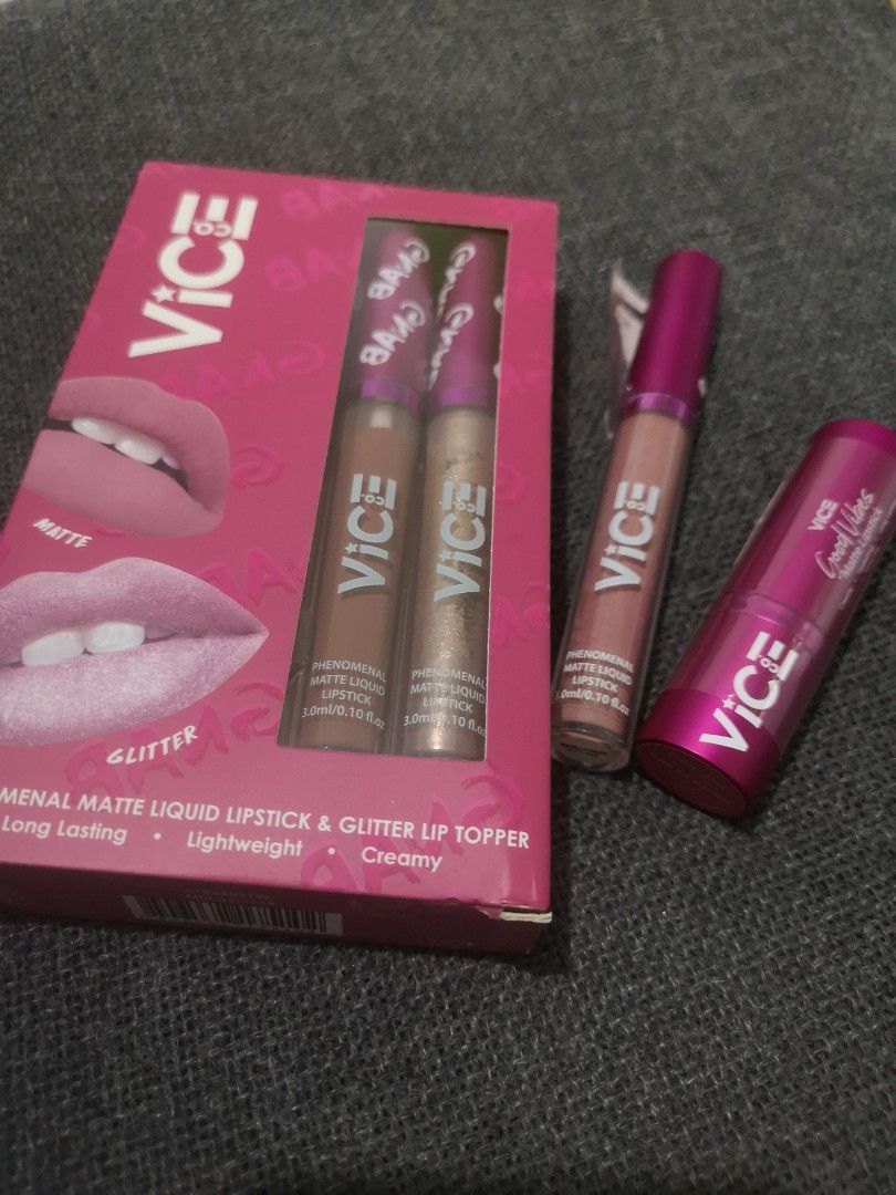 Vice Cosmetics Lip Set, Beauty & Personal Care, Face, Makeup on Carousell