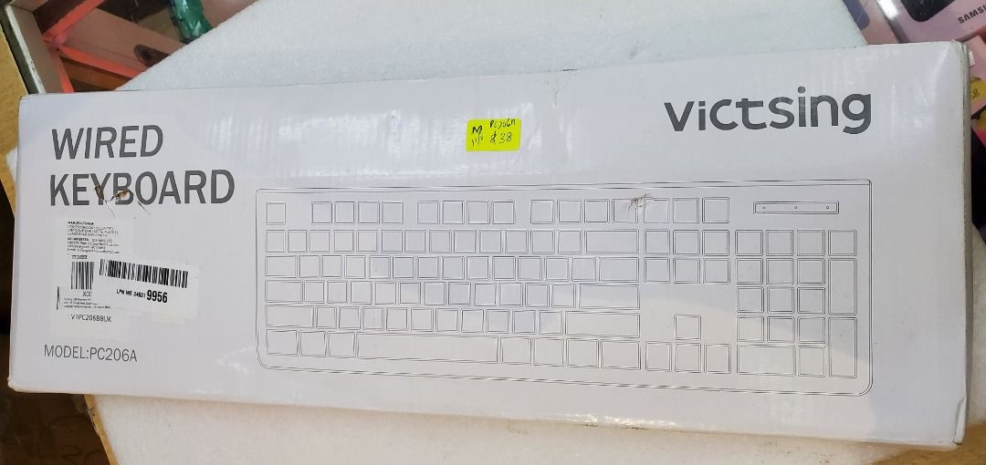 VicTsing PC206A Wired Keyboard - Black, Computers & Tech, Parts ...