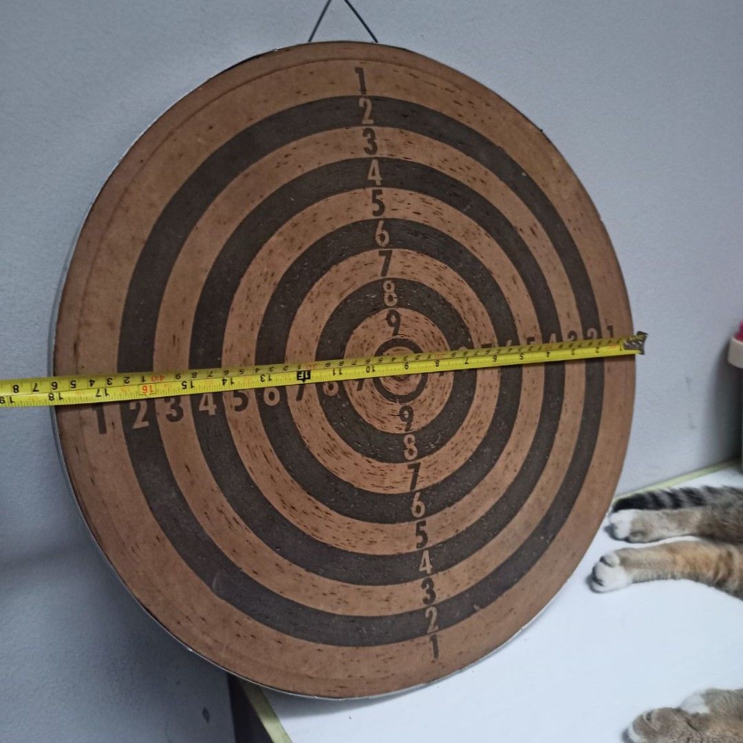 Vintage Dart Board Papan Dart, Antik, Pajangan di Carousell
