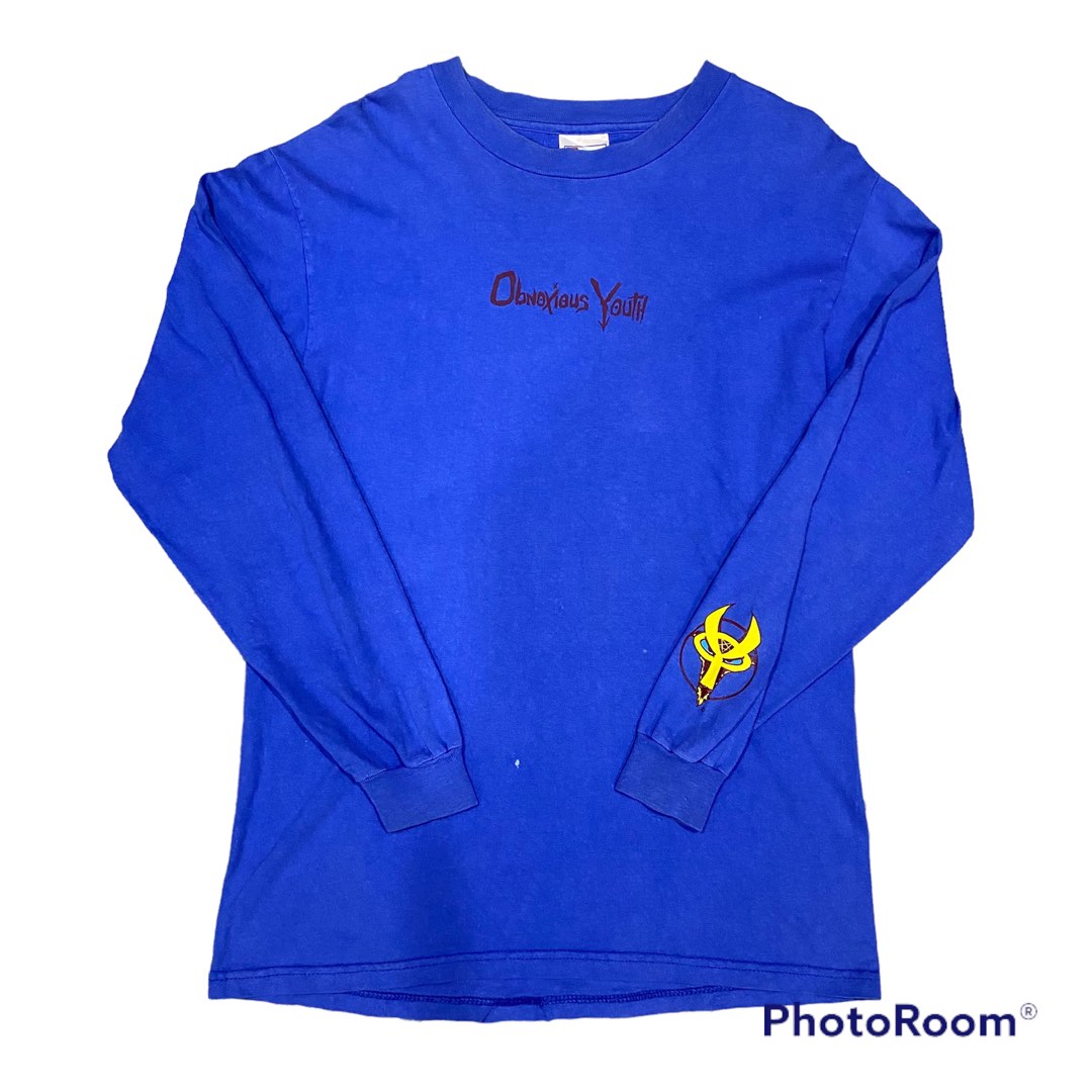 Vintage Obnoxious Youth Band, Men's Fashion, Tops & Sets, Tshirts ...