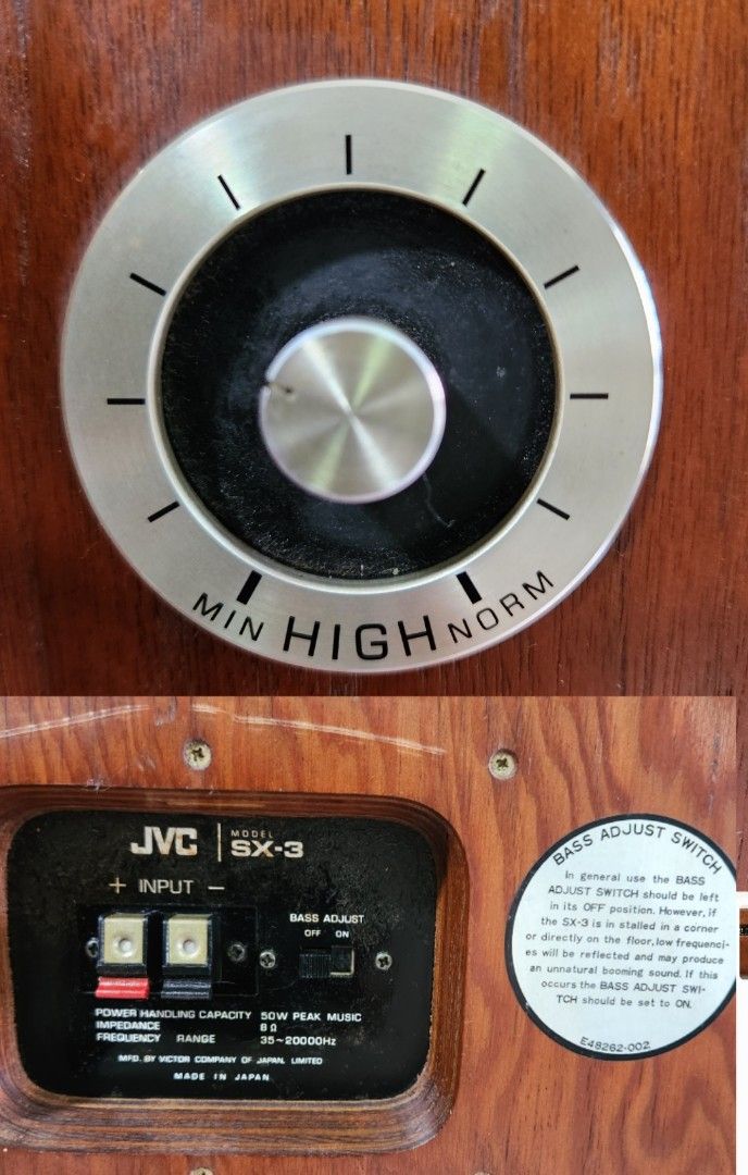 Vintage speker (1972) Victor JVC sx-3 (Japan.) 13.3kg.All in good ...