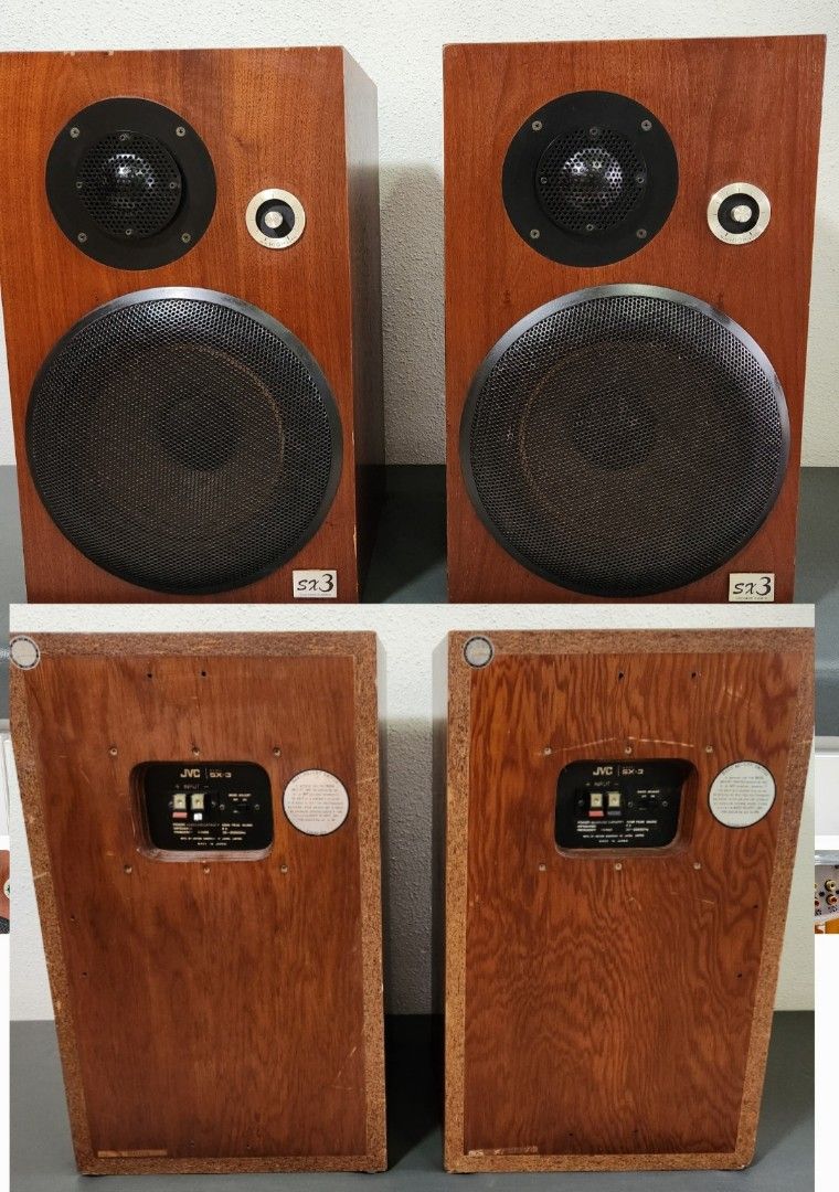 Vintage speker (1972) Victor JVC sx-3 (Japan.) 13.3kg.All in good ...