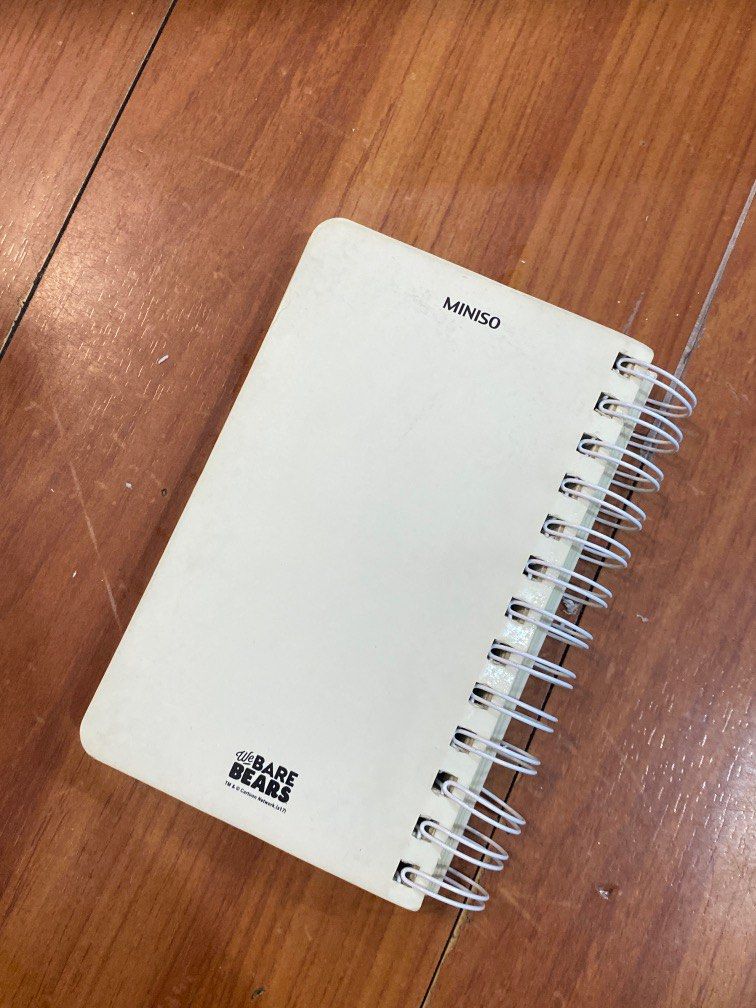 We bare bears miniso Notebook on Carousell