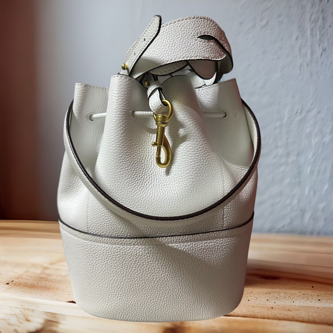 White Bucket Bag on Carousell