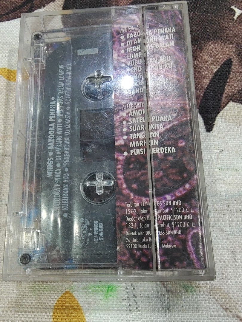 Wings- Bazooka Penaka Cassette, Hobbies & Toys, Music & Media, CDs ...