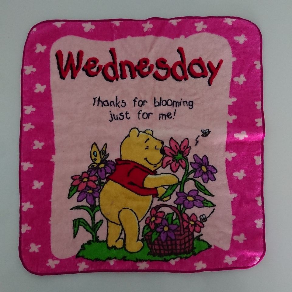 Winnie the Pooh "Wednesday" Big Hand Towel, Hobbies & Toys, Memorabilia ...