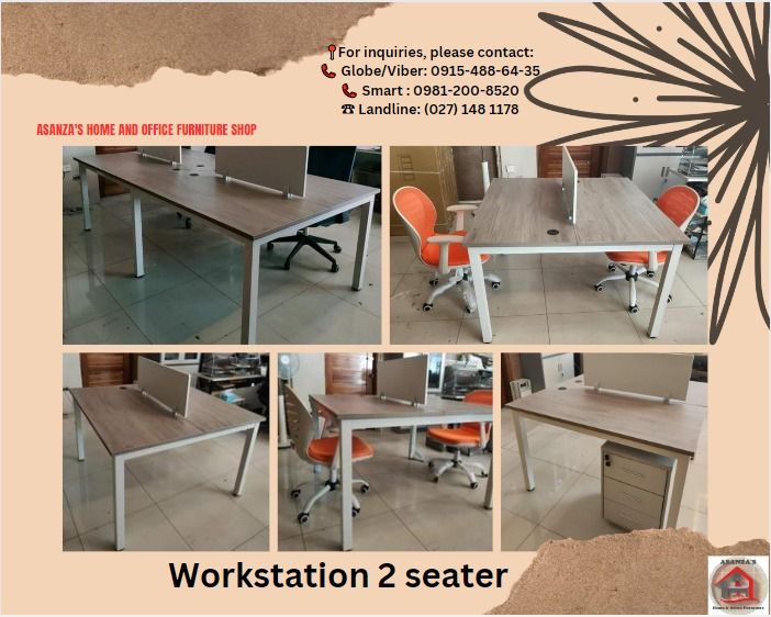 WORKSTATION 2 SEATER (FACTORY PRICE) on Carousell