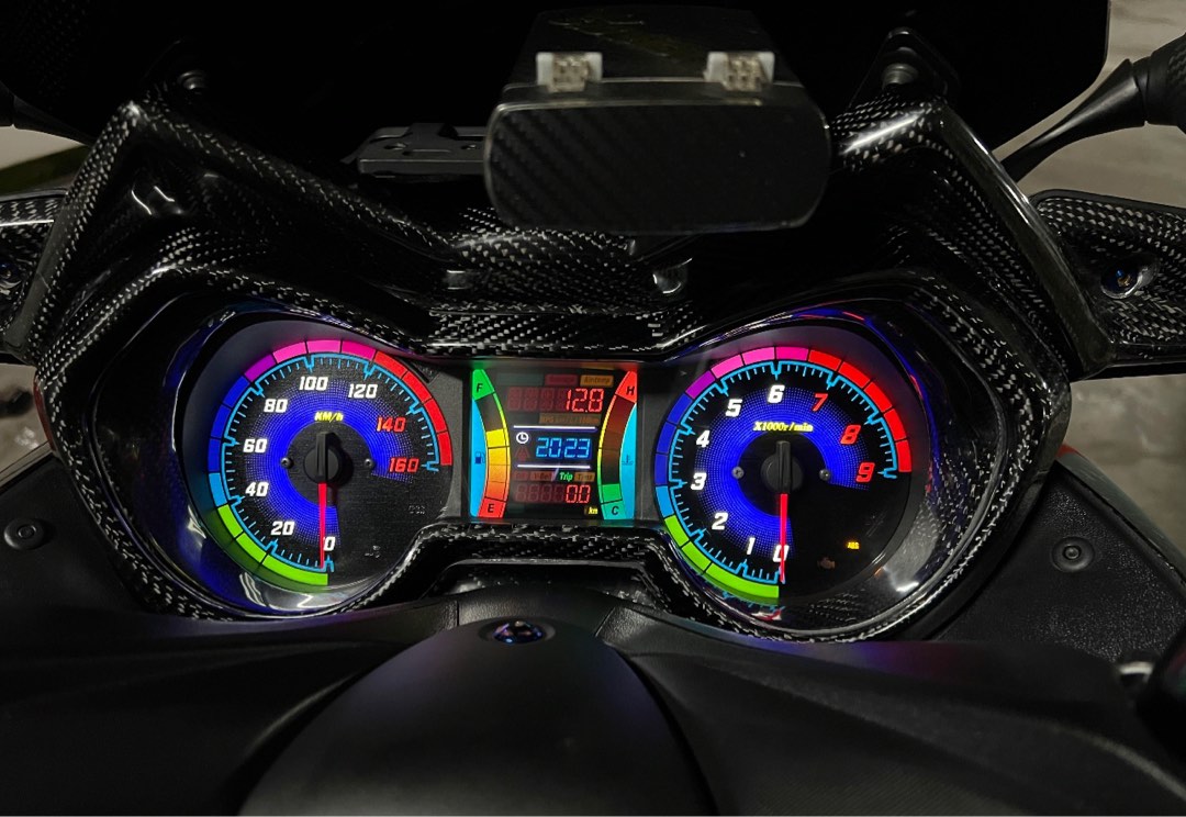 Xmax speedo meter rainbows. Using new speedo meter+mod, Motorcycles ...