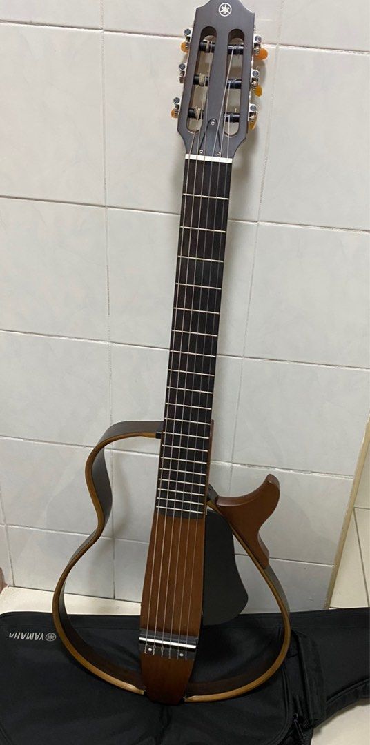 Yamaha Silent Guitar SLG-200N Natural (Nylon), Hobbies & Toys, Music ...