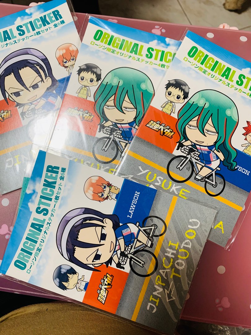 Yowamushi pedal stickers jinpachi toudou yusuke makishima, Hobbies ...