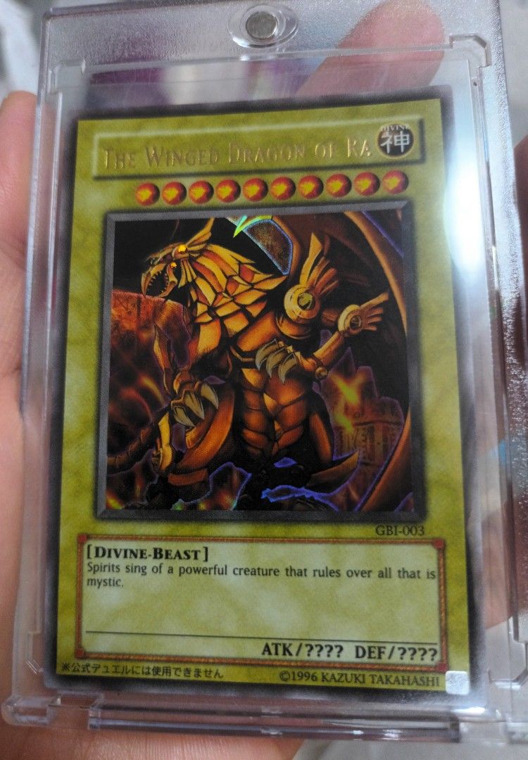 Yugioh GBI-003 The Winged Dragon of Ra, Video Gaming, Gaming Accessories, Game Gift Cards ...