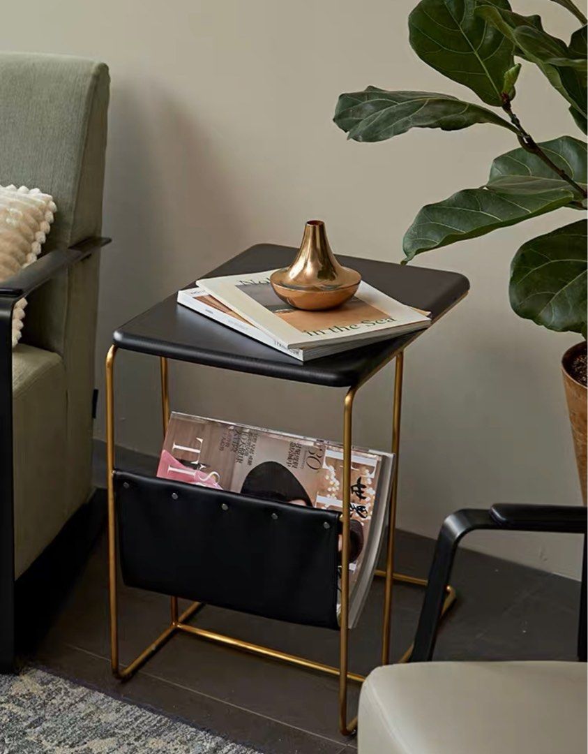 ZANIAL Luxury Magazine Holder End Table, Furniture & Home Living ...