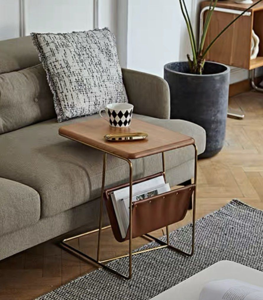 ZANIAL Luxury Magazine Holder End Table, Furniture & Home Living ...