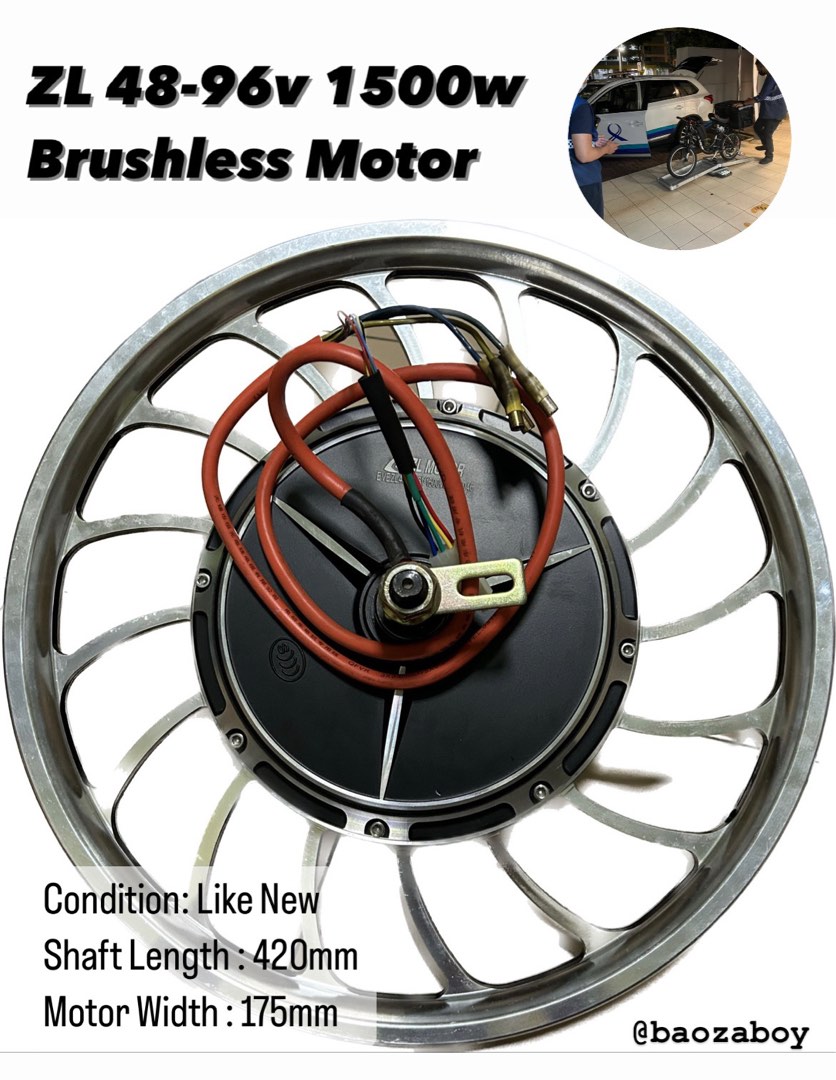 ZL 48v 60v 72v 1000w 1500w motor, Sports Equipment, PMDs, E-Scooters & E-Bikes, E-Scooters & E ...