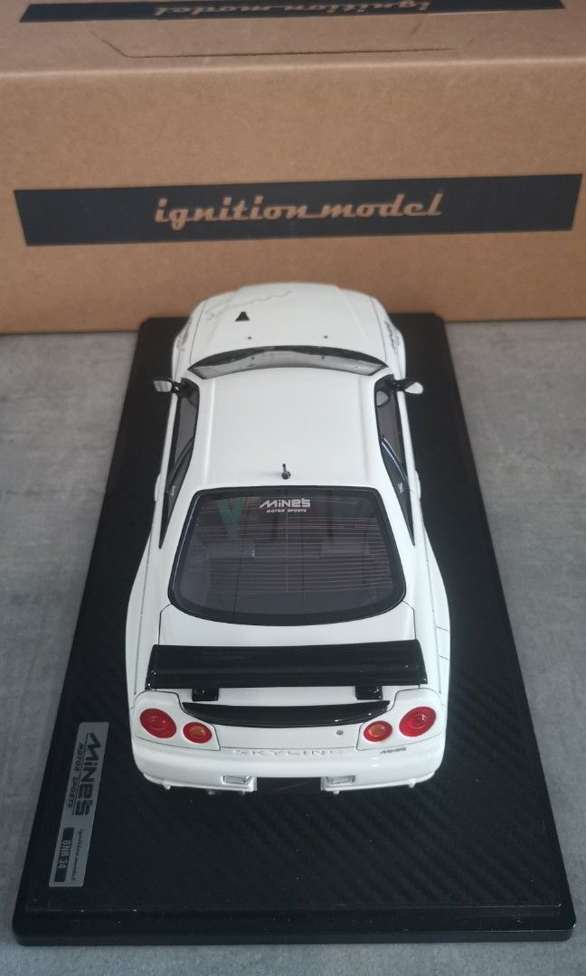 1/18 Ignition Model Nissan Skyline GT-R Mine's R34 TE37 Rims (Pearl ...