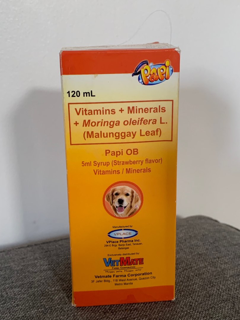 120ml papi ob strawberry, Pet Supplies, Pet Food on Carousell