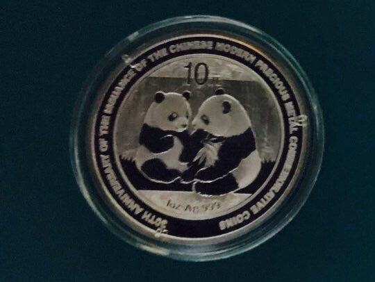 “2009 Panda Anniversary Silver Coin”, Hobbies & Toys, Memorabilia ...